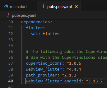 [Q&A]flutter/import package:***におけるエラー(The imported package ‘***’ isn’t a dependency of the ...
